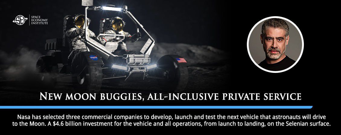 New moon buggies, all-inclusive private service - Space Economy Institute