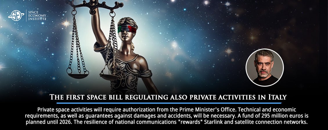 The first space bill regulating also private activities in Italy ...